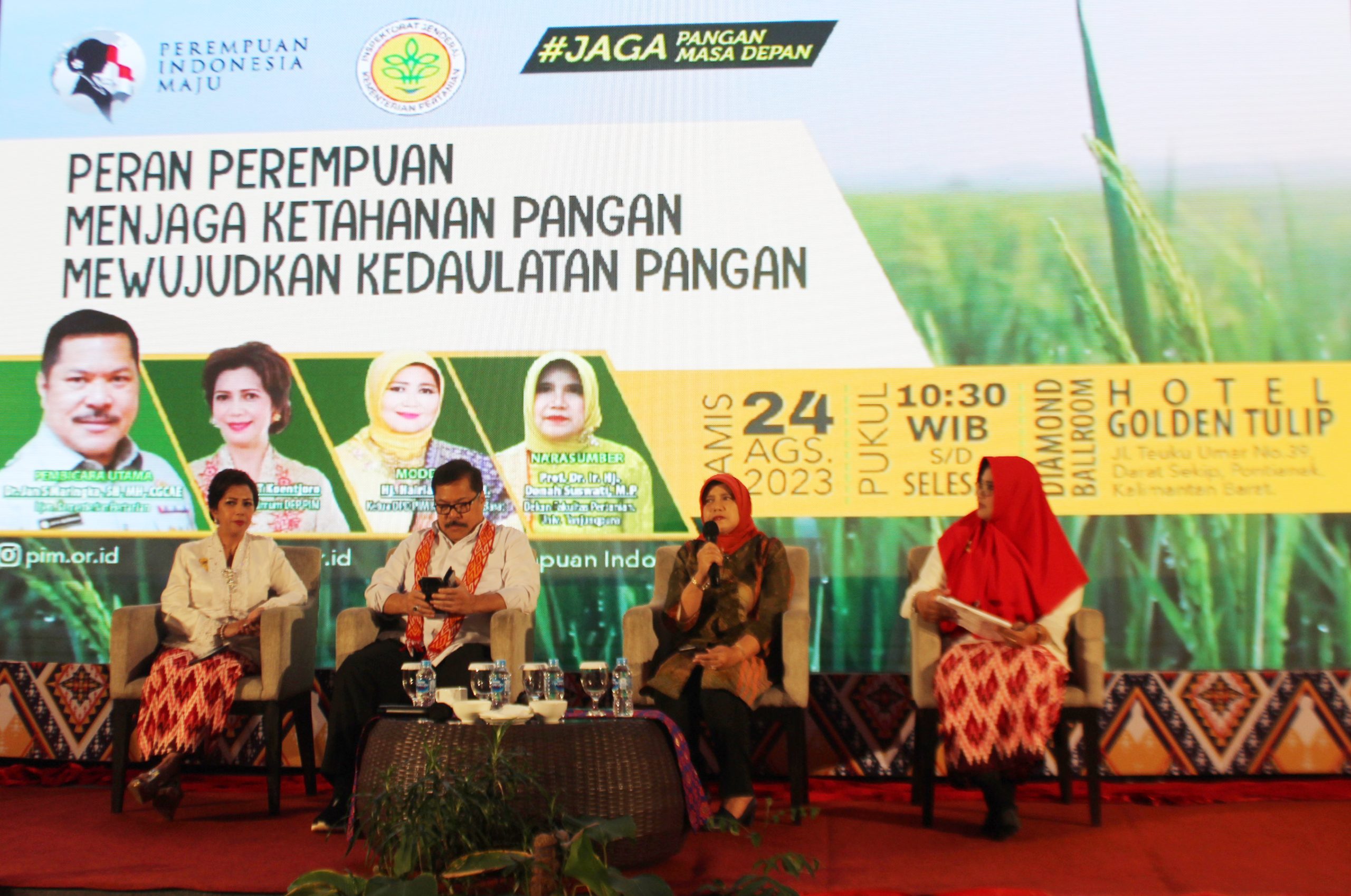 Dialog Jaga Pangan Bersama PIM dan Kementan, Dekan Faperta Untan ...